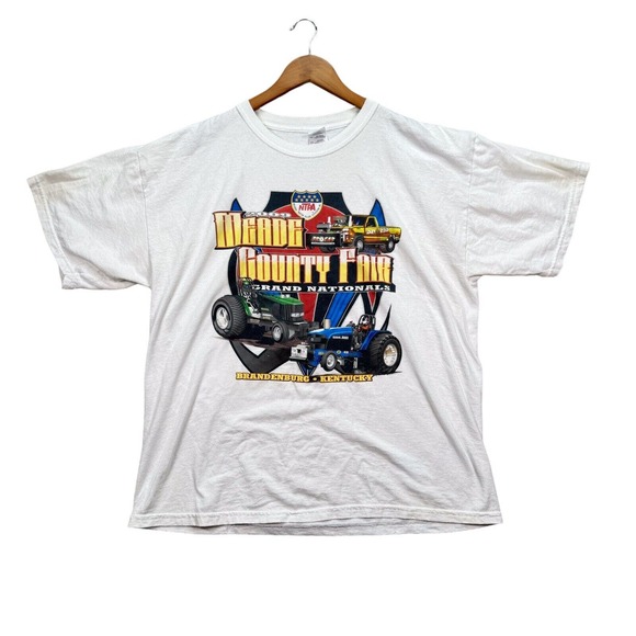 Gildan | Shirts | 209 Vtg County Fair Grand Nationals Tractor Racing ...
